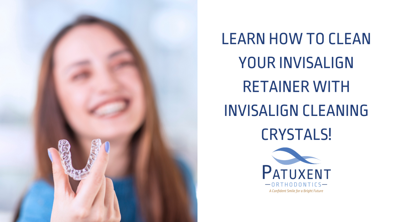 Cleaning Your Retainer With Invisalign Cleaning Crystals!