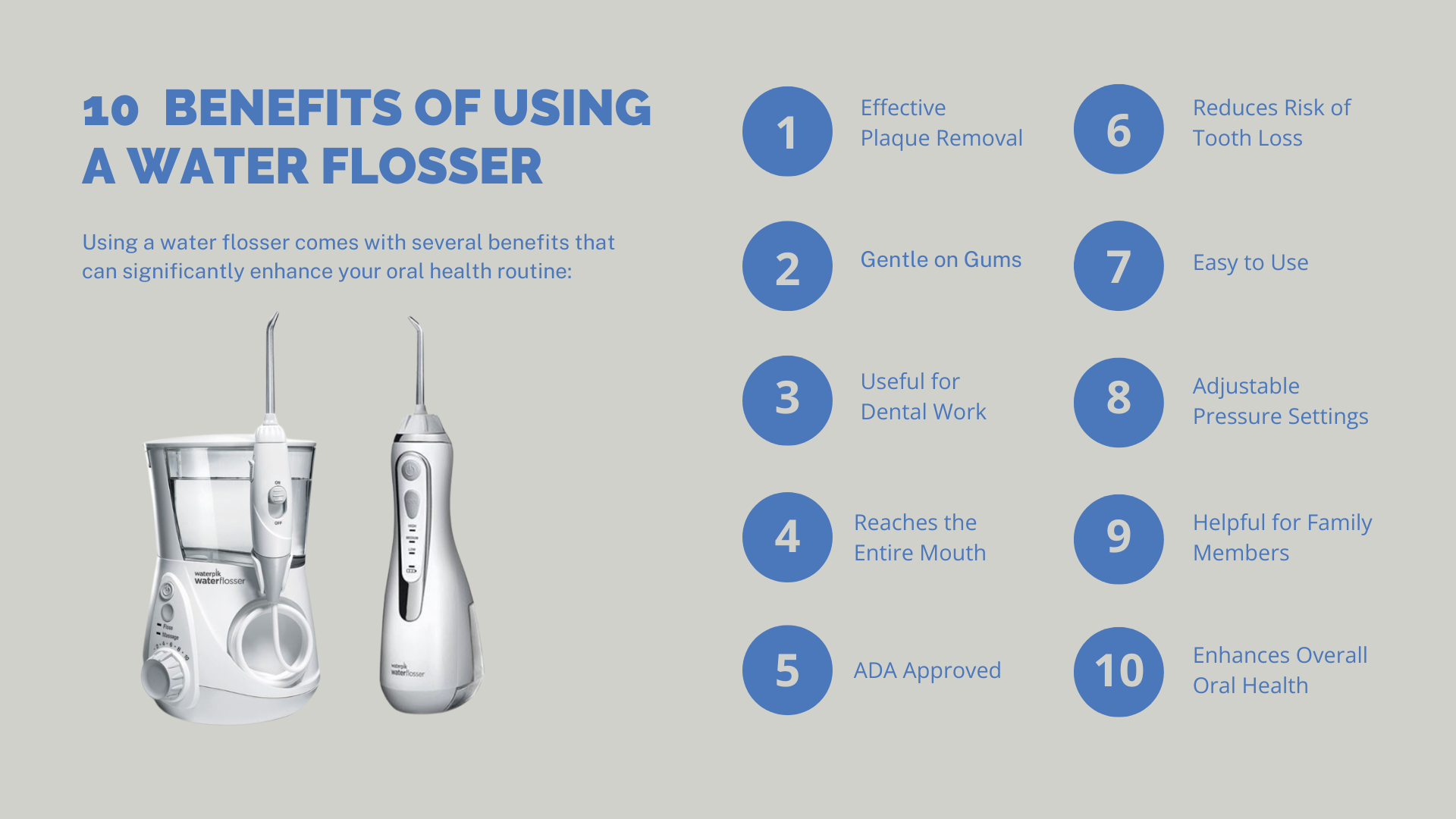 Enjoy an Oral Hygiene Boost with Water Flossing!